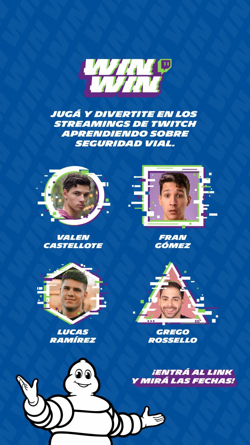 Win-Win con Michelin en Twich - @JotaLeonetti